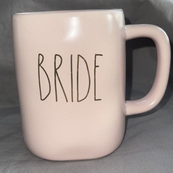 Rae Dunn | Dining | Rae Dunn Pink Bride Mug With Gold Letters | Poshmark